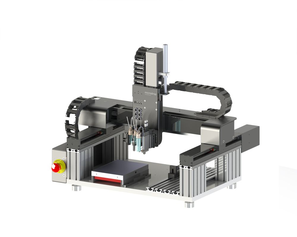 Microarray Printing Biochip Spotting On Autodrop Positioning Systems Microdrop Technologies Gmbh